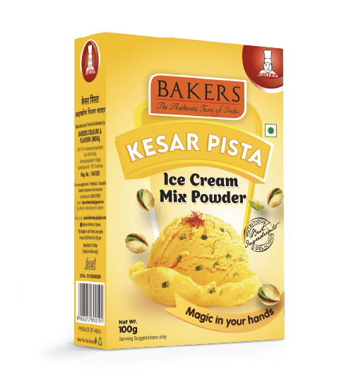 Ice Cream Mix Powder Keshar Pista - Bakers Food India