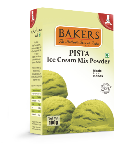 Ice Cream Mix Powder Pista - Bakers Food India